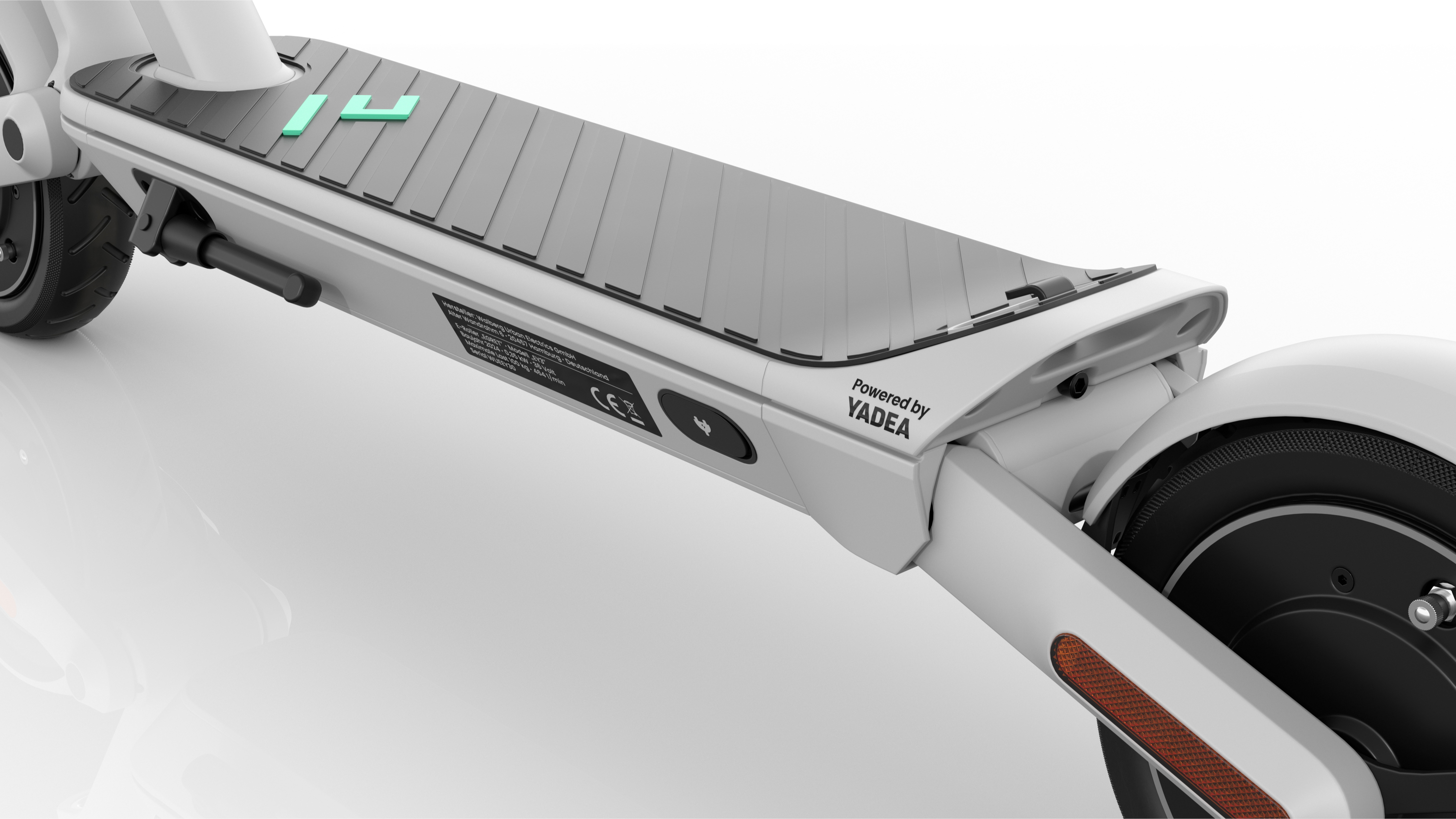 Egret Ey! 3 » Reichweite: 30 km, Blinker: Ja, Farbe: Ice Grey, Geschwindigkeit: 20 km/h