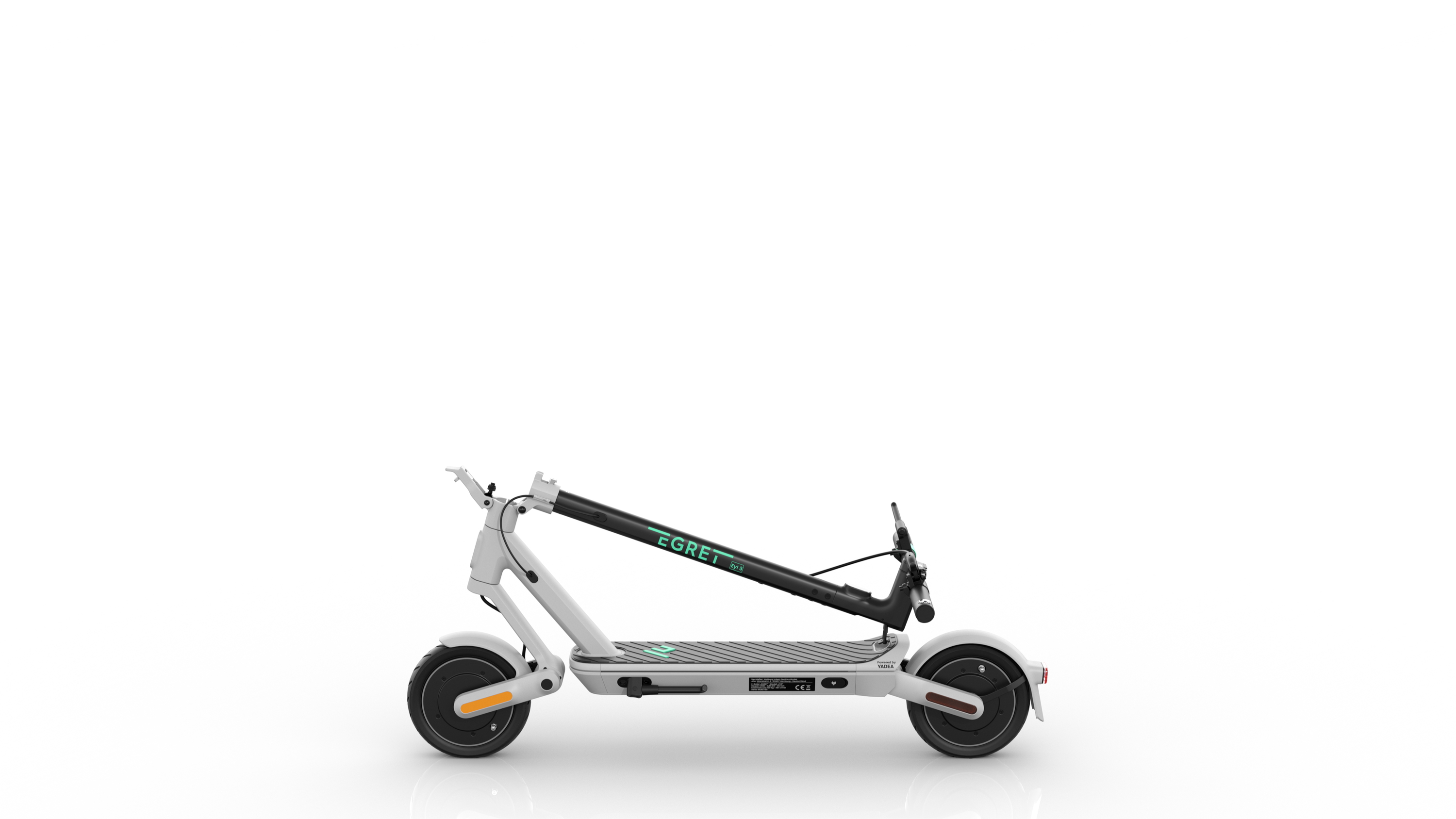 Egret Ey! 3 » Reichweite: 30 km, Blinker: Ja, Farbe: Ice Grey, Geschwindigkeit: 20 km/h